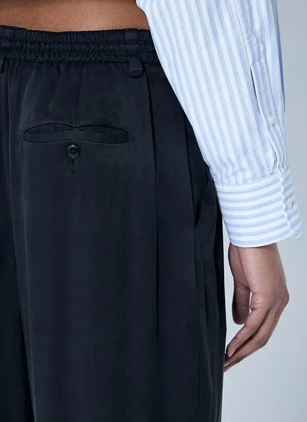 Alexander Wang Pleated Soft-touch Pants