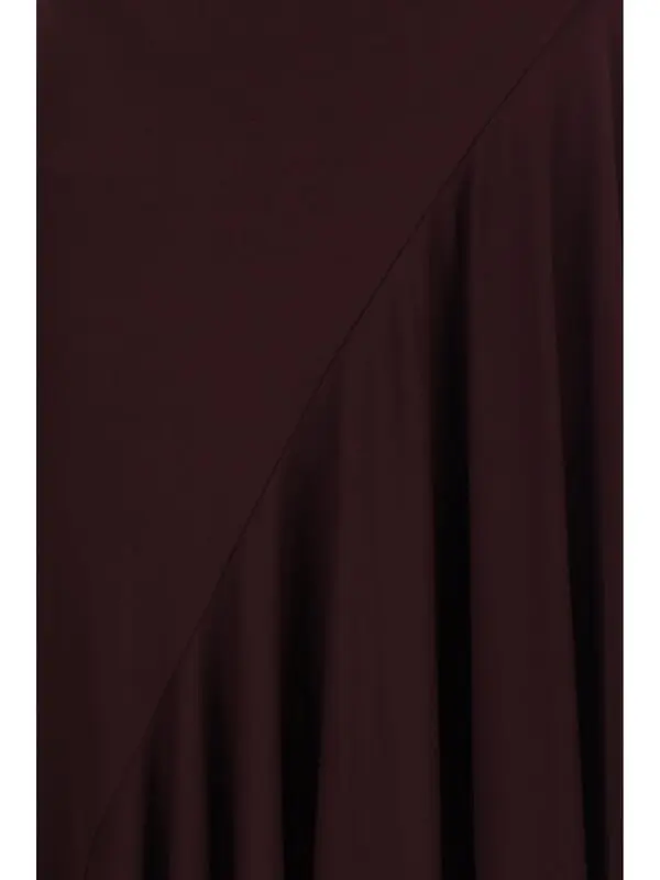 Alaïa Asymmetric Fluid Jersey Dress