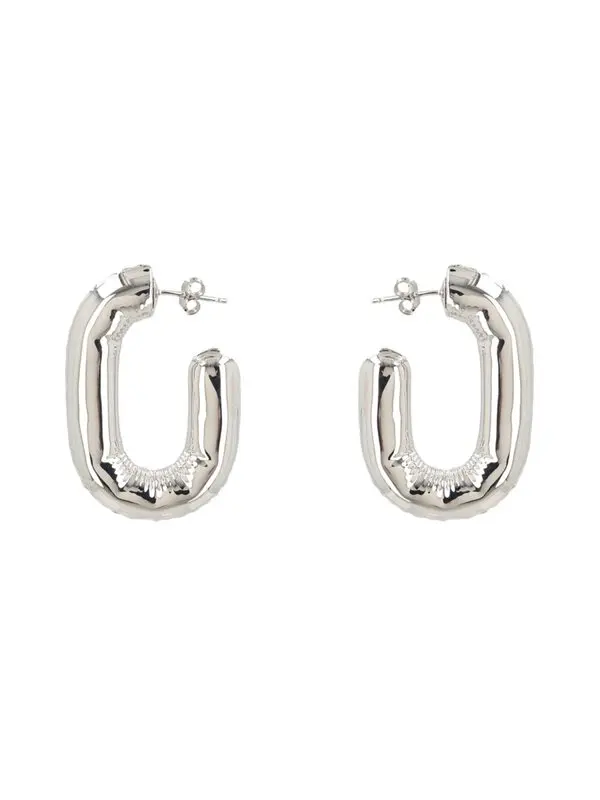 Rabanne Orecchini A Cerchio Earrings - Silver