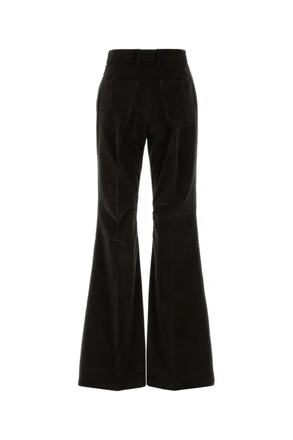 FERRAGAMO Corduroy Flared Pants - Brown