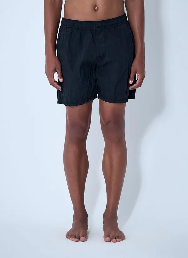 Stone Island Nylon Metal Shorts With Compass Patch
