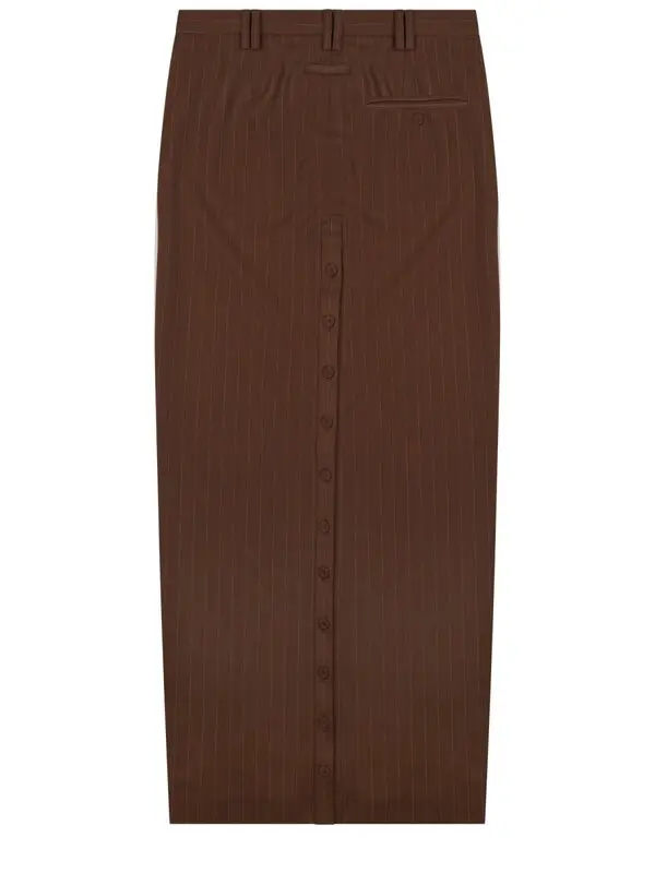 JEAN PAUL GAULTIER High Waist Midi Skirt