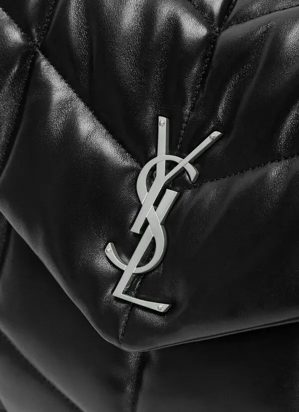 Saint Laurent Medium Puffer Shoulder Bag - Black