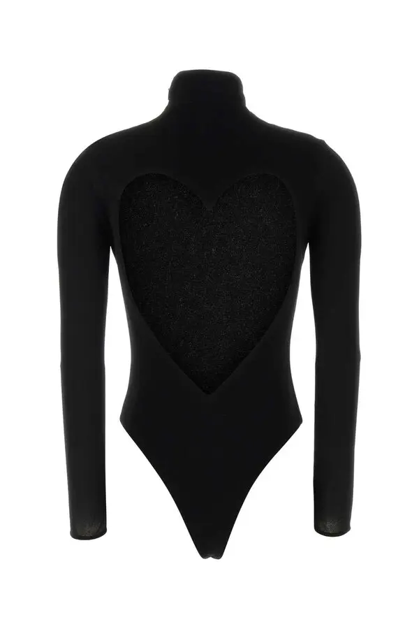 Alaïa Viscose Bodysuit - Black
