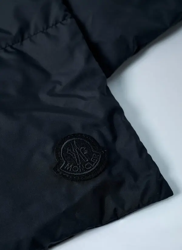 Moncler Nylon Hooded Scarf - Black
