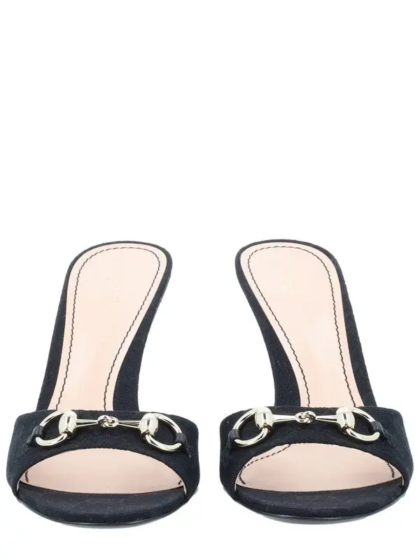 Gucci Sandalo Horsebit Heeled Mules