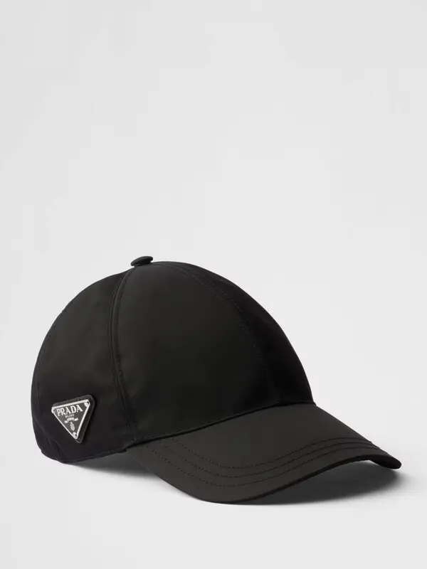Prada Nylon Baseball Cap - Black
