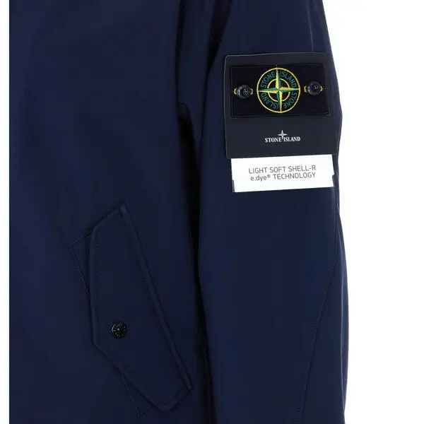 Stone Island Light Soft Shell-r Logo Jacket