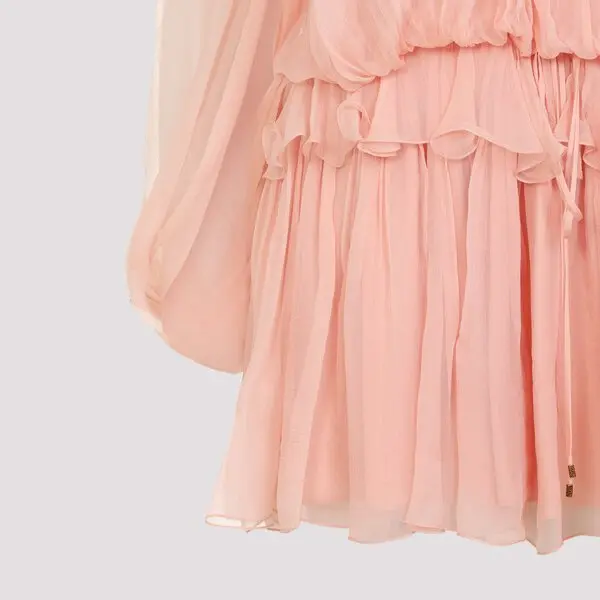 Chloé Silk Mini Dress - Multicolor