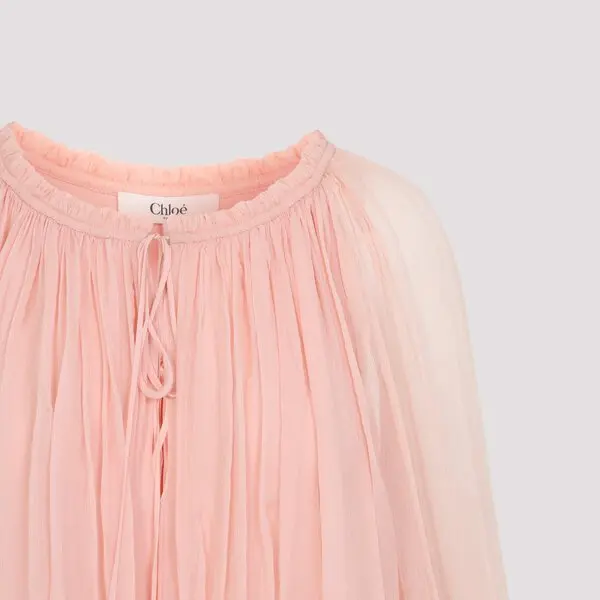 Chloé Silk Mini Dress - Multicolor