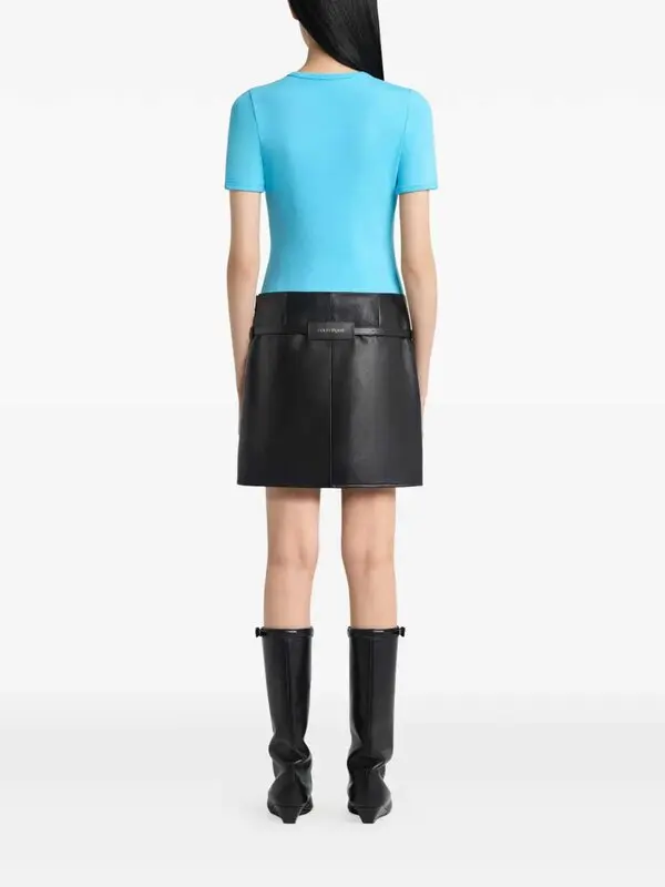 COURREGES Embroidered Logo T-shirt
