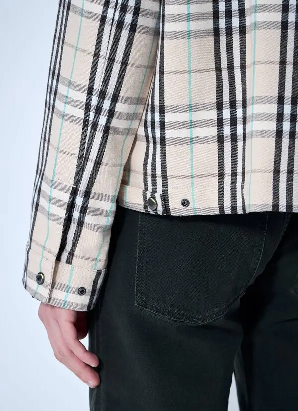 Burberry Check Cotton Harrington Jacket