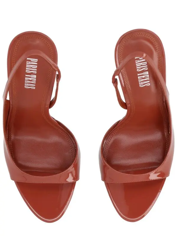 Paris Texas Lydia Slingback High Heel - Red