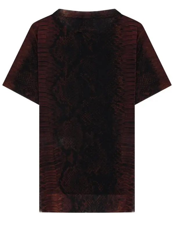 JEAN PAUL GAULTIER Slim Fit Animal Print T-shirt