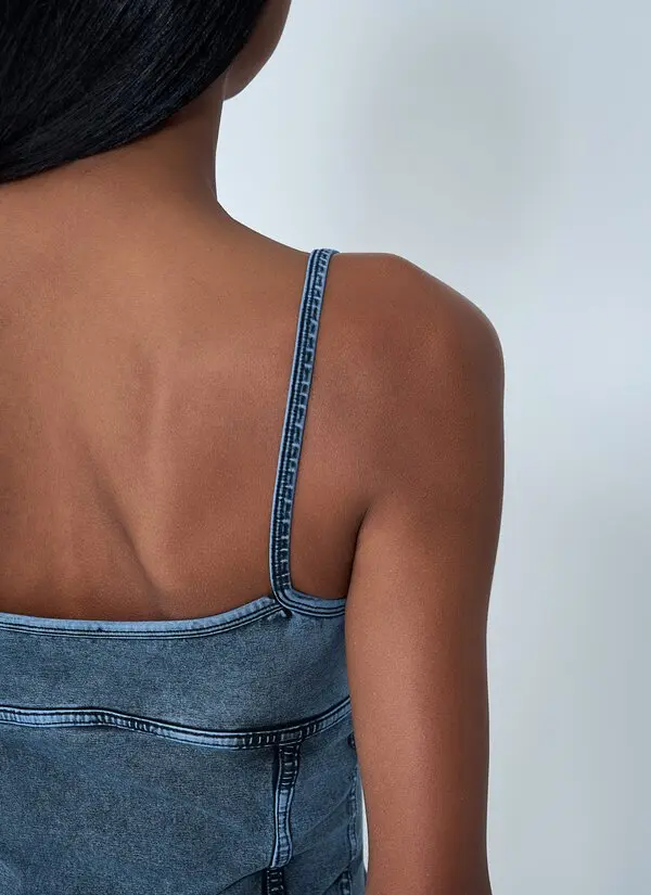 DIESEL® Stretch Cotton Jersey Camisole Top - Multicolor