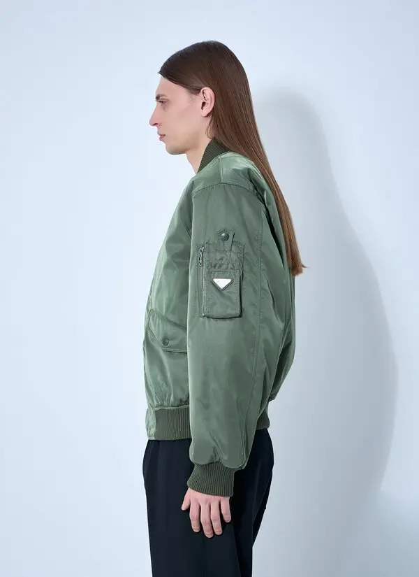 Prada Re-nylon Bomber Jacket