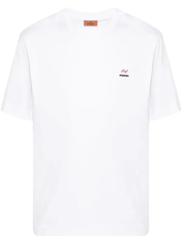 Missoni T-shirt With Embroidered Logo