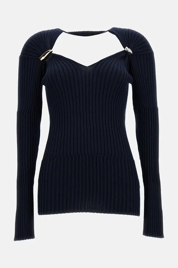 Bottega Veneta Ribbed Cashmere Silk Sweater
