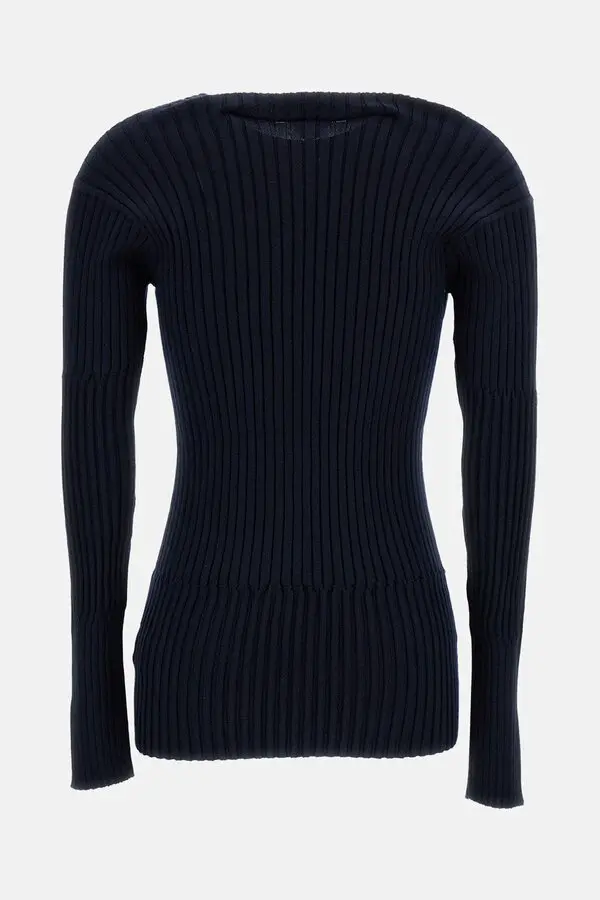 Bottega Veneta Ribbed Cashmere Silk Sweater