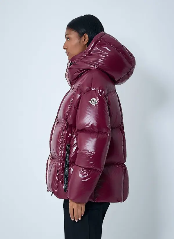Moncler Parana Down Jacket With Detachable Hood - Multicolor