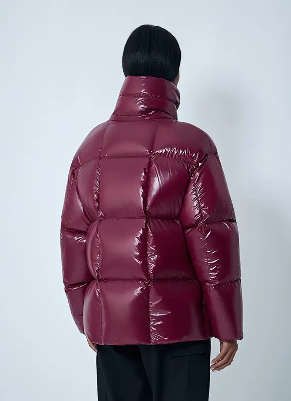 Moncler Parana Down Jacket With Detachable Hood - Multicolor