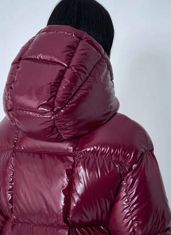 Moncler Parana Down Jacket With Detachable Hood - Multicolor