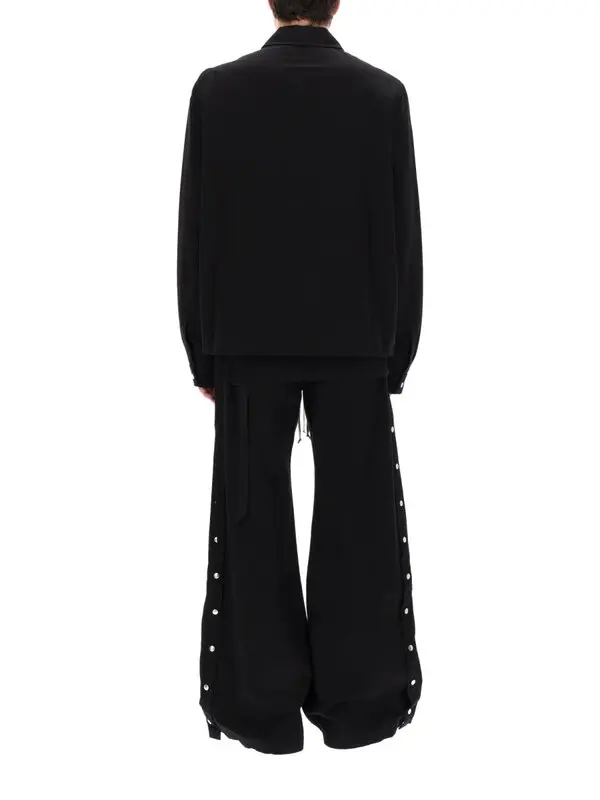 Rick Owens Zip-front Cotton Jacket - Black
