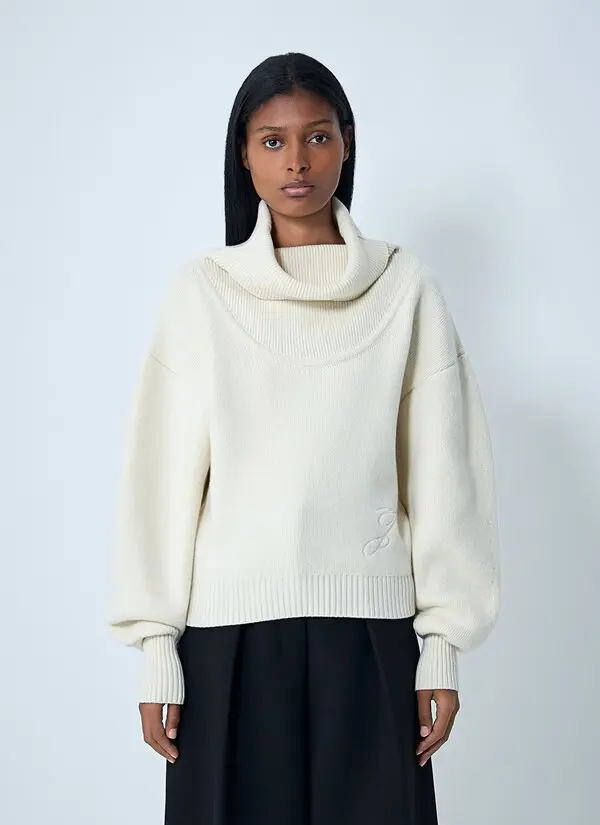 Jacquemus La Maille Pallone Sweater - White
