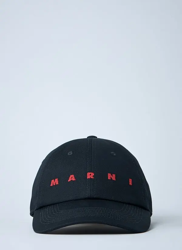 Marni Logo Baseball Cap - Black