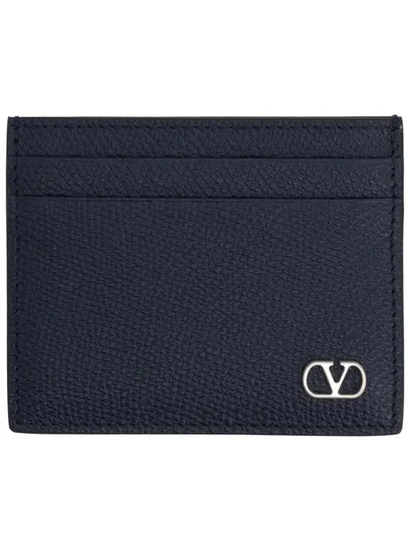 Valentino Garavani Signature Card Holder - Blue