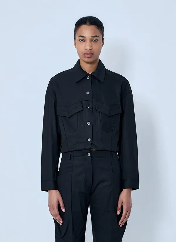 KIKO KOSTADINOV Centennial Cropped Jacket - Black