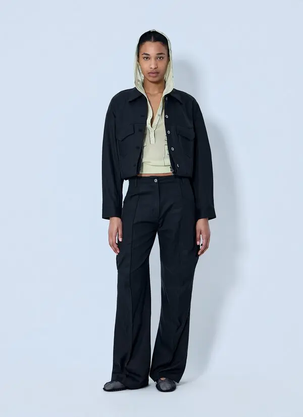 KIKO KOSTADINOV Centennial Cropped Jacket - Black