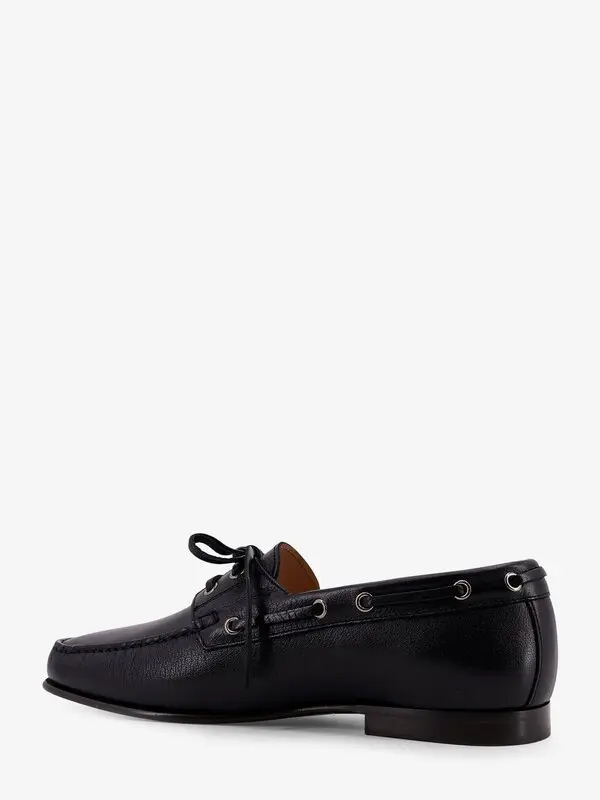 Valentino Garavani Black Leather Loafers - Multicolor