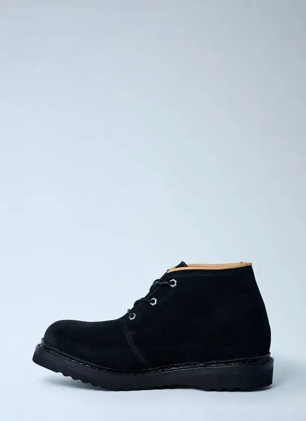Our Legacy Suede Lace-up Boots With Vibram Sole