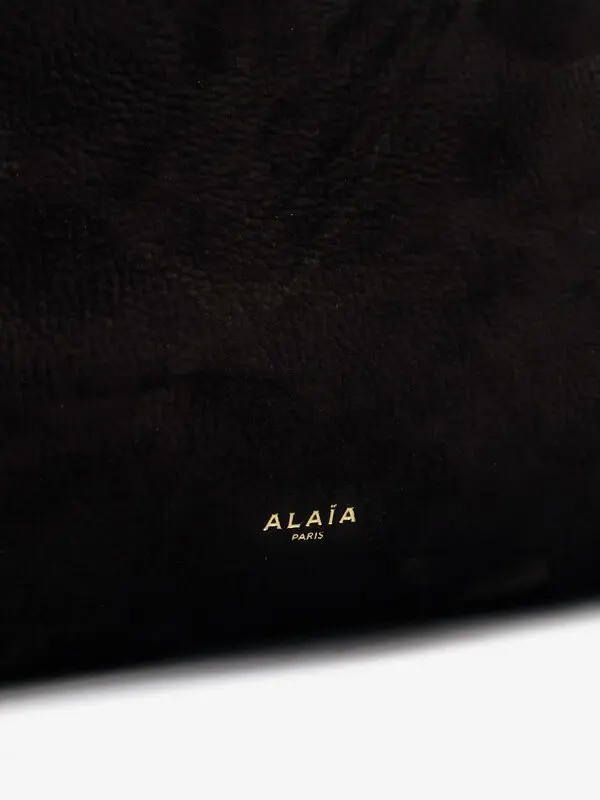 Alaïa Le Click Pocket 35 Nabuk Shoulder Bag - Multicolor