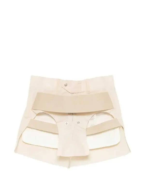 Rick Owens Layered Strap Skirt With Temple Cutout - Multicolor
