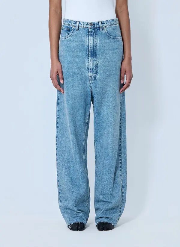 MAISON MARGIELA Wide-leg Denim Trousers - Blue