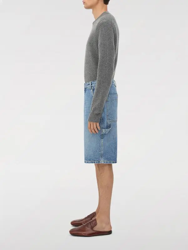 Bottega Veneta Cotton Denim Shorts