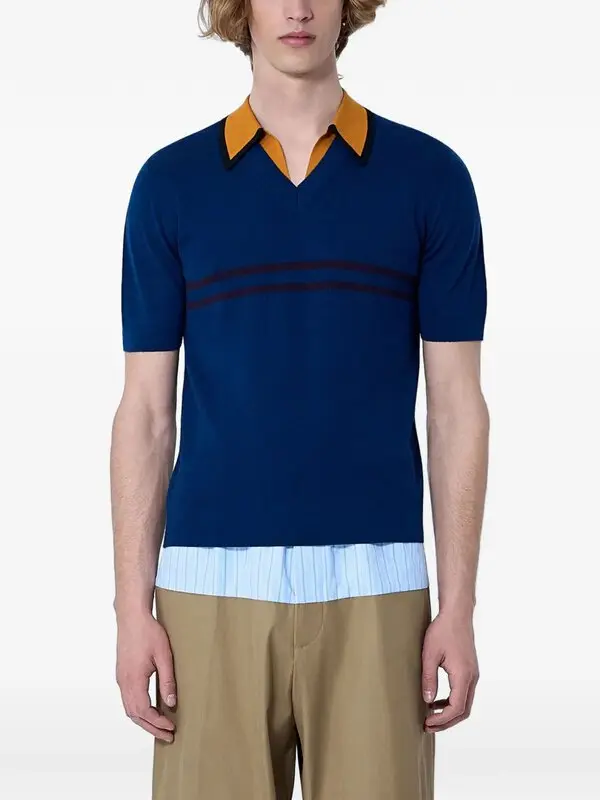 Dries Van Noten Striped Polo