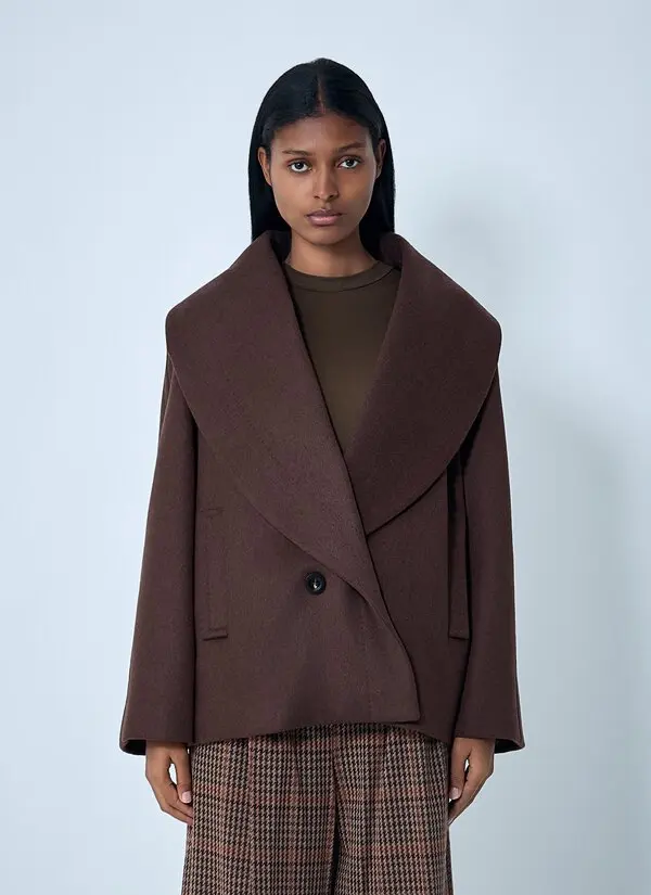 Max Mara Cashmere Short Coat - Brown