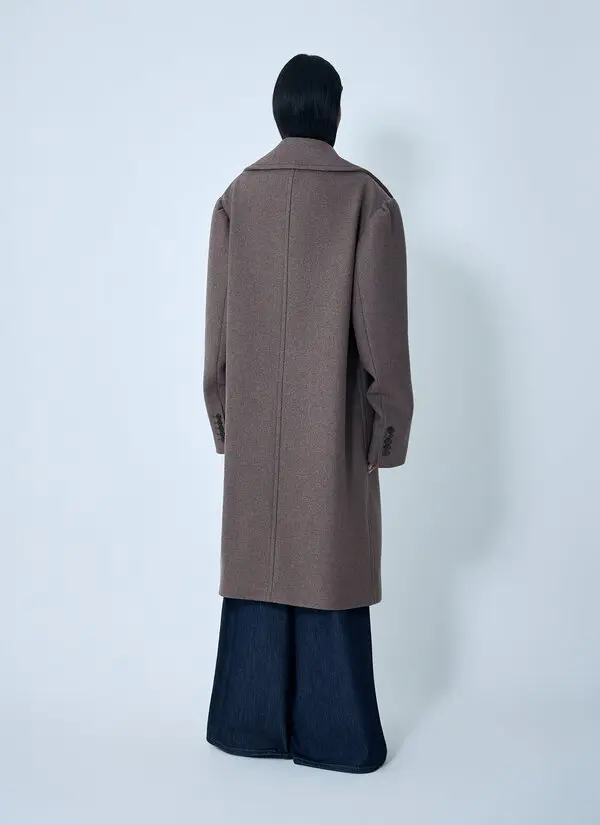 Dries Van Noten Tailored Wool Blend Coat