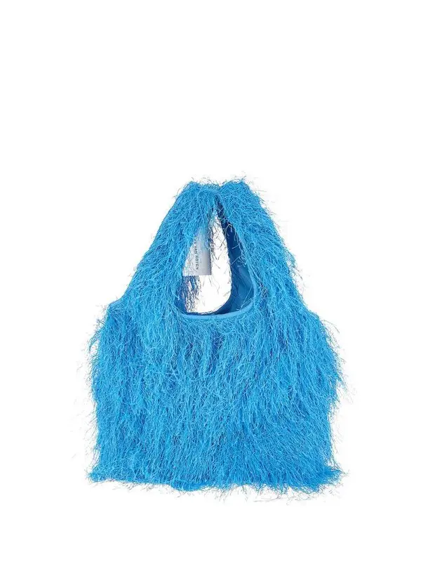 Dries Van Noten Textured Tote Bag With Fringe