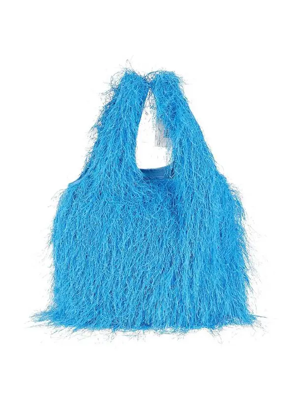 Dries Van Noten Textured Tote Bag With Fringe