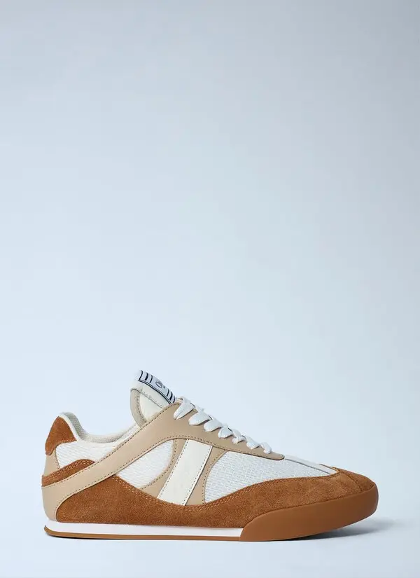 Chloé Kick Suede Leather Sneakers - Brown