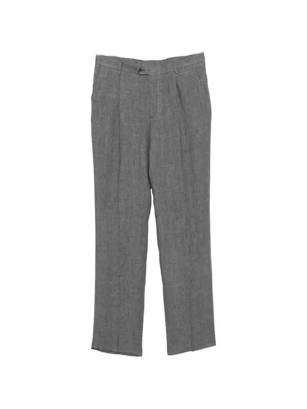 Etro Pleated Linen Trousers
