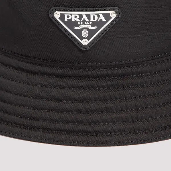 Prada Nylon Bucket Hat - Black