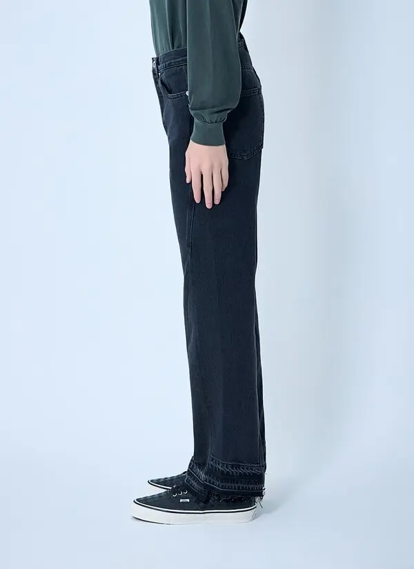 GALLERY DEPT. Twisted Wide Leg Jeans