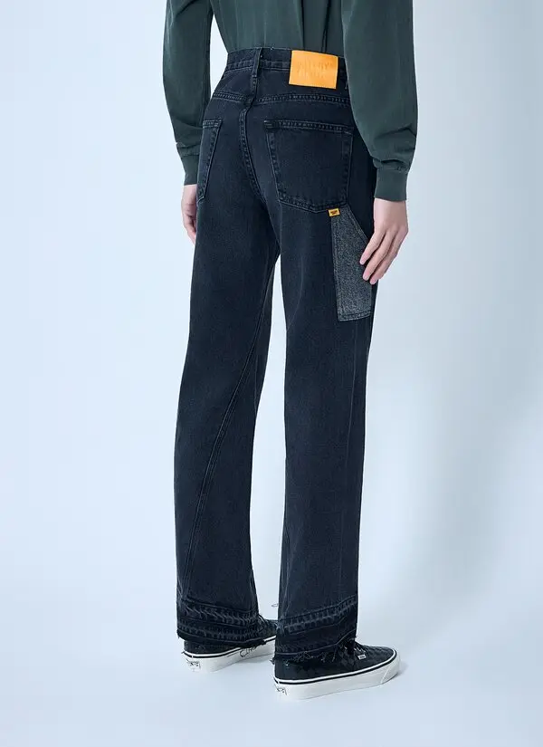 GALLERY DEPT. Twisted Wide Leg Jeans