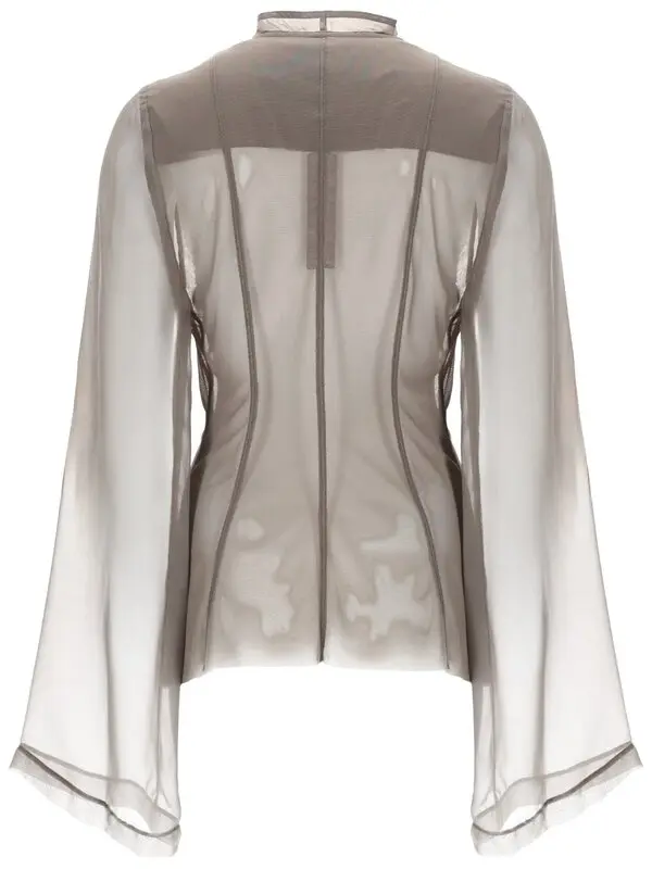 Rick Owens Giacca Monopetto Stag Sheer Jacket - Gray