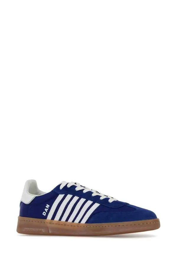 Dsquared2 Fabric Boxer Sneakers - Blue